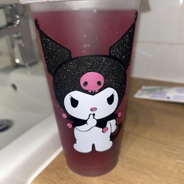 Starbucks Kuro 24oz Frosted Clear Cold Cup Tumbler With Lid and Straw ...