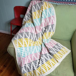 Crochet PATTERN Tree Tops Throw, Blanket, Afghan. Original Design by ...