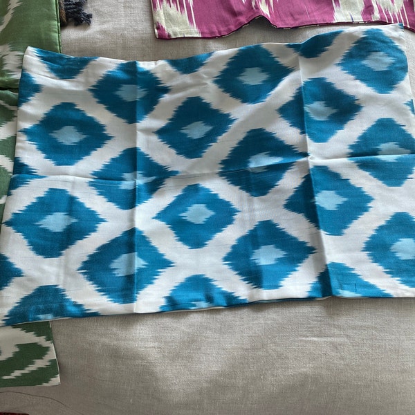 Brown Silk Ikat Fabric by the Yard, Ikat Upholstery Fabric, Hand Woven ...