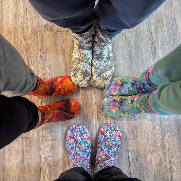 Snowbound Slipper Boots Sewing Pattern - Etsy