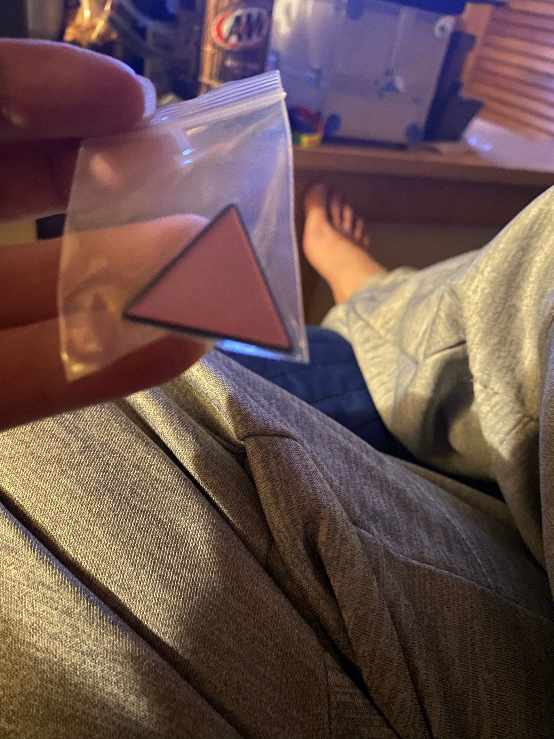 Pink Triangle - Gay and Lesbian LGBTQ Support Pride Symbol Enamel Pin ...