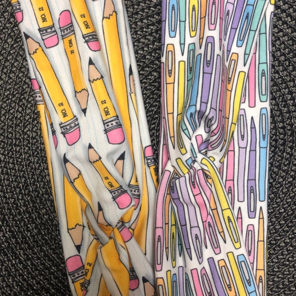 LOVE FLAIRS Headband Teacher School Knotted up Headbands Rae Flair Pens ...