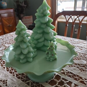 Mosser Glass 5.5" Jadeite Christmas Tree - Etsy