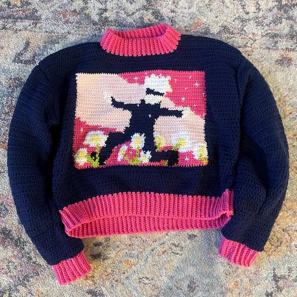 GOJO SWEATER Crochet Pattern | Jujutsu Kaisen Gojo Satoru Running ...