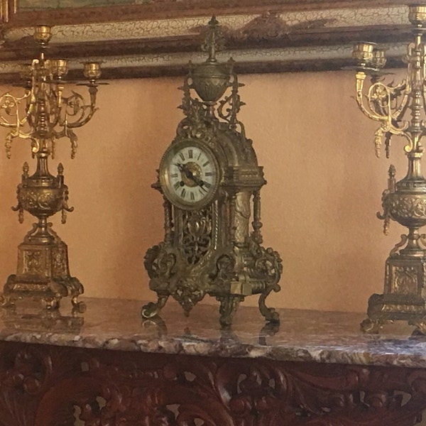 French Antique Floor Clock C.1800's Sku: - Etsy
