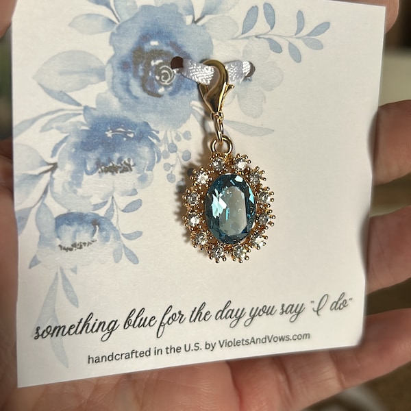 Something Blue for Bride-something Blue Charm-elegant Wedding Gown ...