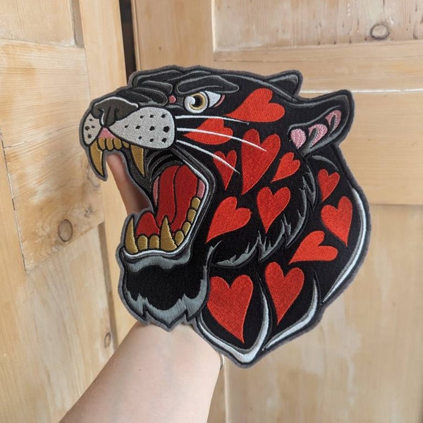 Motte Patch gestickter Falter Aufnäher Nachtschwärmer schwarz weiß ...