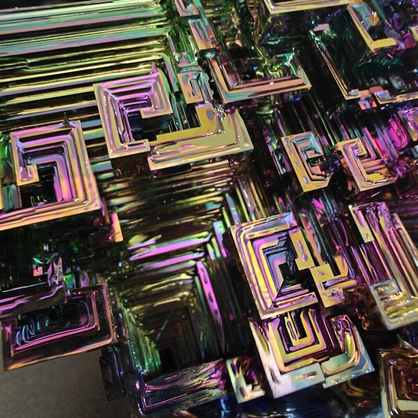 7.3 Ounce / 206 Gram Rainbow Bismuth Crystal B18 - Etsy