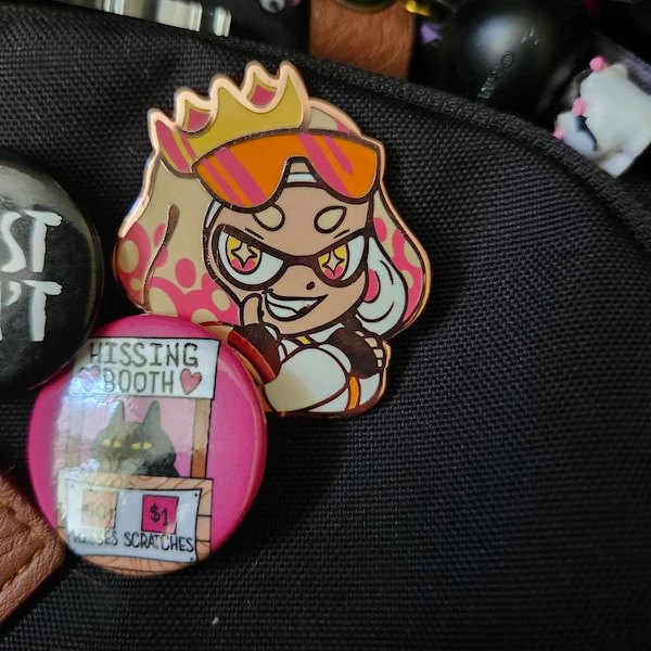 Splatoon Side Order Enamel Pins - Etsy