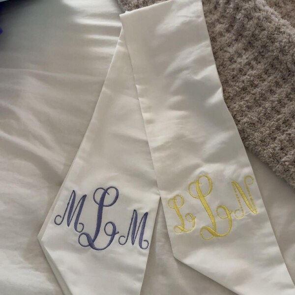 Hoco Custom Pink Toile Embroidered Bouquet Wrap Sash Bow Prom Bouquet ...