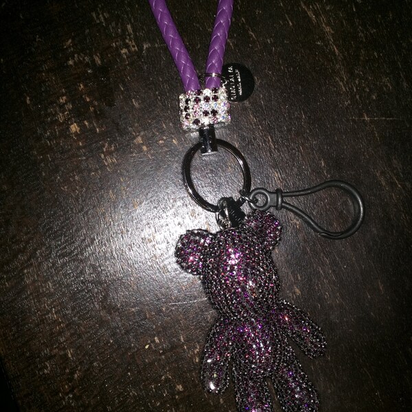 Bling Bling Bear Car Keys Ring Cute Chic Women Car Accessories Handmade ...