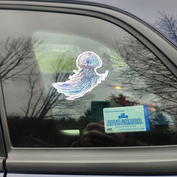 Watercolor Jellyfish Sticker Jelly Fish Art Ocean Beach Car Truck Boat ...
