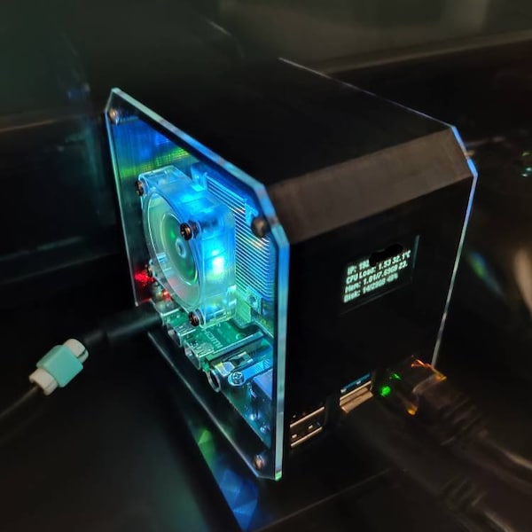 Raspberry Pi 4B Desktop Computer Case - Etsy
