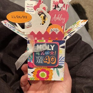 Custom Explosion Box Card Personalized Handmade Custom - Etsy