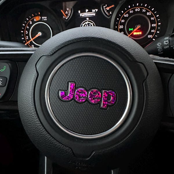 Chrome Jeep Emblem Sticker Decal, Wrangler JK, TJ, JL, Gladiator ...