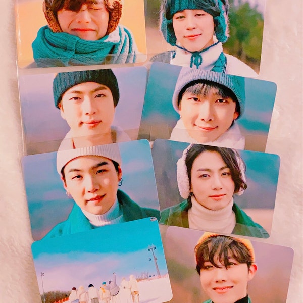 BTS 2021 Winter Package Photocard Set (8 Pcs) - Etsy