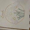 DIY Machine Embroidery Card Design, Floral Card Design, Instant ...