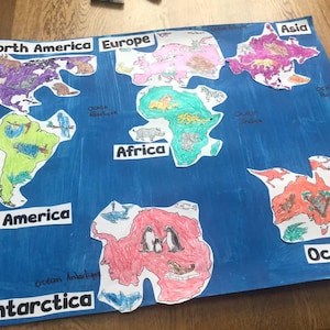 Animals of the Continents Coloring Pages (montessori Preschool ...