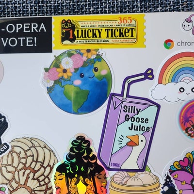 Lucky Cat Doodle Sticker Sheet, Vinyl Sticker, Lucky Cat Sticker ...