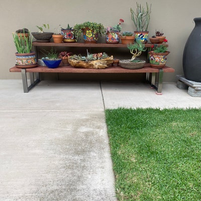 Multi-tier Wall/ Stand Display Shelf 3/5 Metal Frames 3 - Etsy