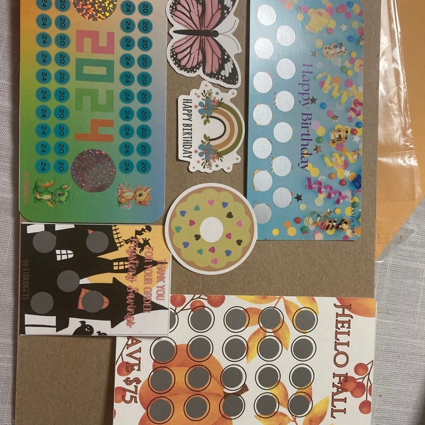 Fall Savings Challenge Scratch off Savings Scratch off Scratch and Save ...