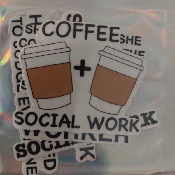 Social Work Sticker Pack - Stickers - Social Work - Social Worker ...