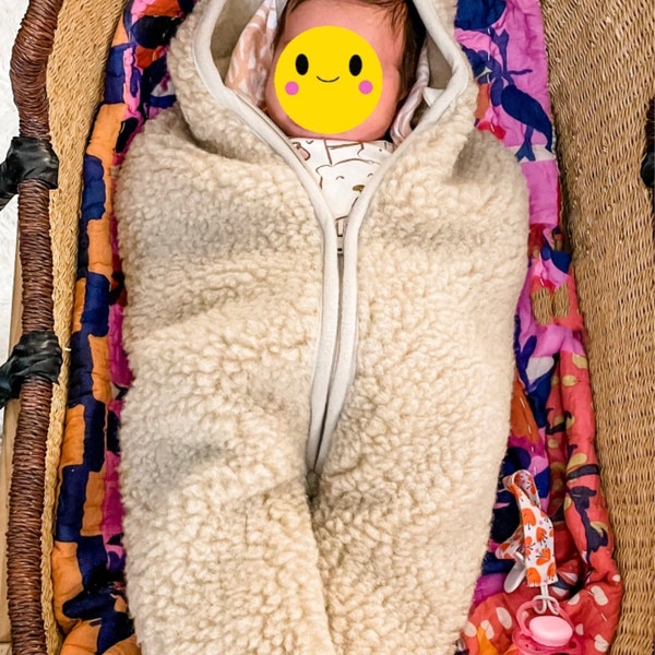 Merino Wool Romper/ Woollen Baby Romper/baby Overall/baby Long Sleeve ...