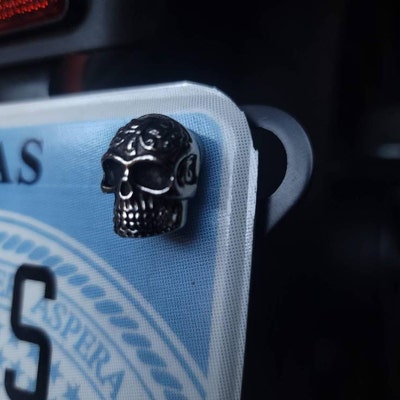 2 Metal License Plate Custom Boltstribal - Etsy