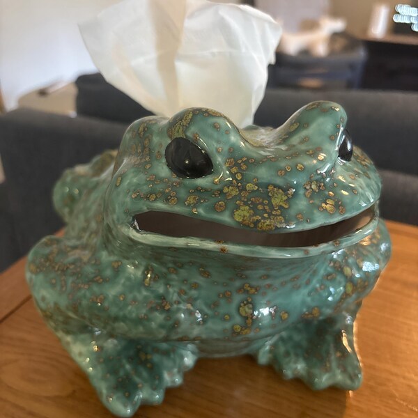 CUSTOM Painted Ceramic Arnel Toad Toilet Paper Holder LARGE - Etsy