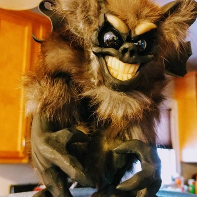 GOOFY BABY GOBLIN Brownie Puppet Goblin Statue Fantasy Creature ...