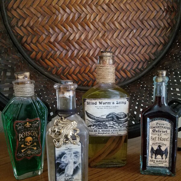 Vintage Witches Potion hemlock Root Halloween Decor - Etsy