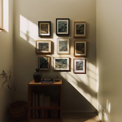 Movable Frame Photoshop Mockup for Art and Printables DIN A Vertical ...