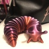Rainbow Slug Large 3D Printed Slug Multicolor Slug Slinky Fidget Toy ...