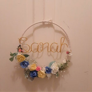 Gold Wire Name, Custom Wire Sign, Shelf Name Decor, Wired Words, Gold ...