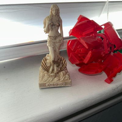 Vintage Aphrodite Mini Statue Small Hand-painted Ancient Greek Goddess ...