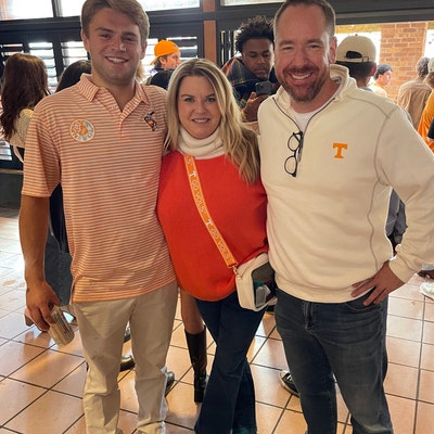 Orange and White Game Day Headband University of Tennessee Game Day ...