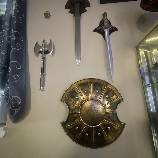 Medieval Troy Trojan Shield, Ancient Greek Metal Shield, Role Play ...