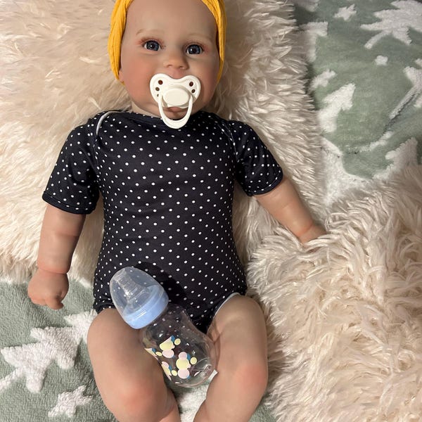 Reborn Baby Dolls Soft Cuddle Body Toddler Reborn Doll 3d-paint Skin ...
