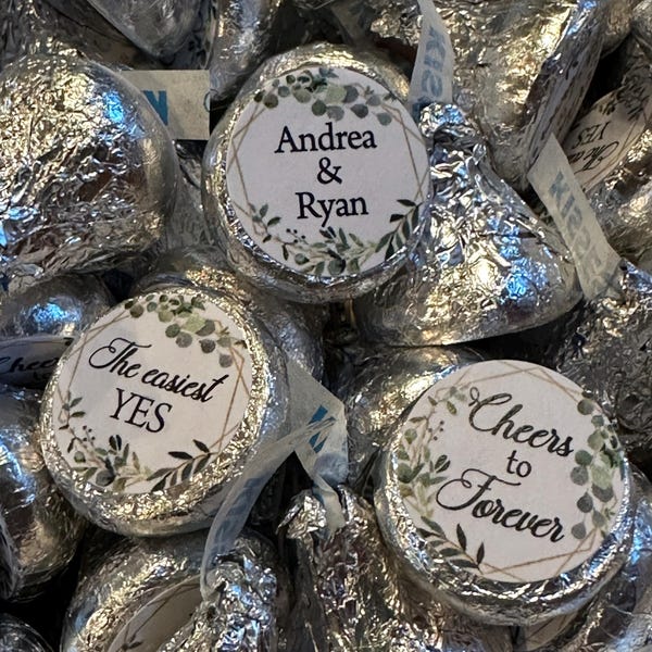 Printed Labels for Full Size Candy Bar Chocolate Bar Stickers Wedding ...