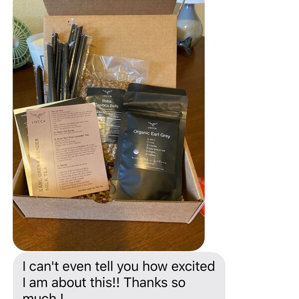 Boba Tea Kit Thai Set, Thai Boba Tea Kit With Thai, Jasmine and Black ...