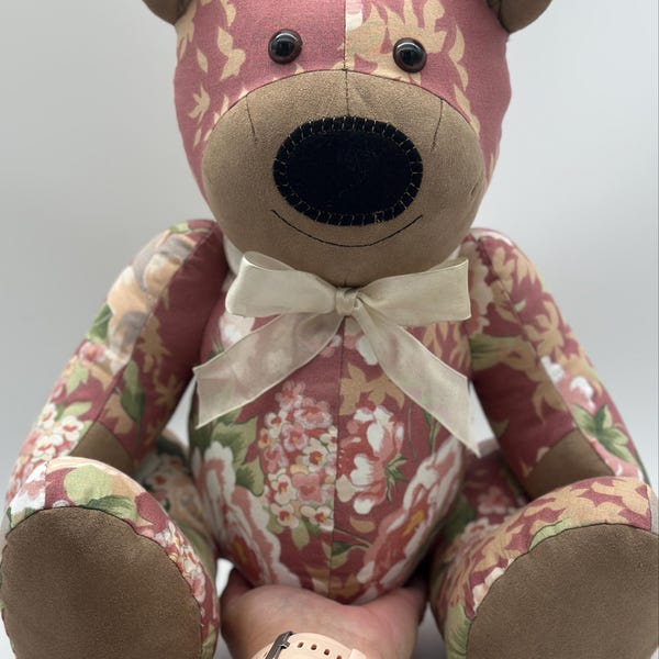 Betsy Memory Bear Sewing Pattern With Video Tutorial (PDF) - Etsy