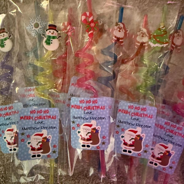 Personalized Kids Christmas Pencil, Party Favors, Classroom Gift ...