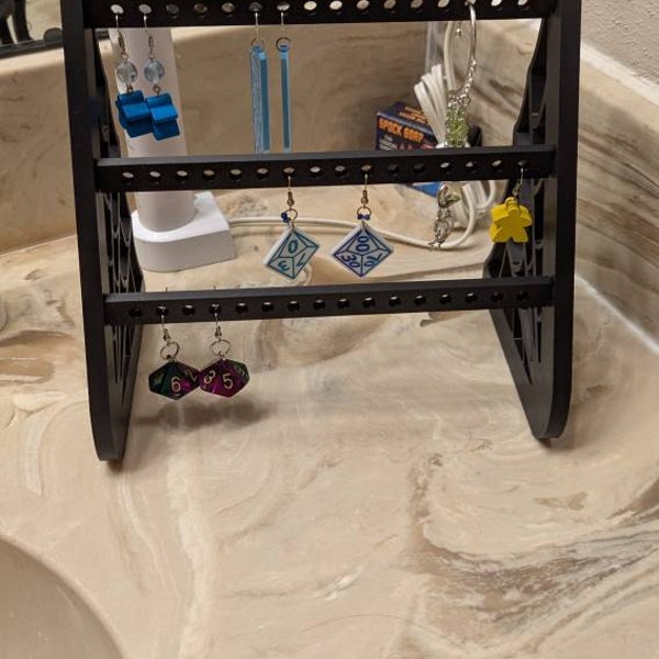 Spiderweb Earring Display Rack Jewelry Standing Spooky Halloween Web - Etsy