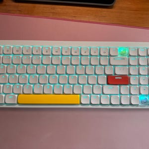 Handmade SA Profile Backlit Key Cap Hidden Fairyland Wood & Resin ...