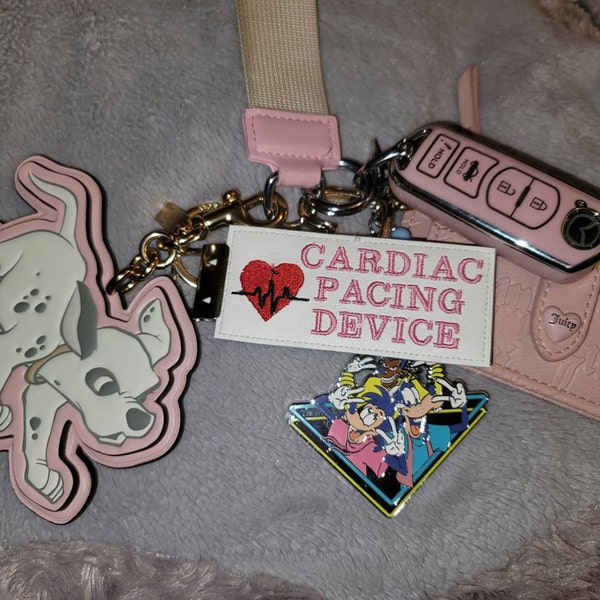 Personalized Key Fob Keychain | Custom Embroidered Name Keychain Strap ...