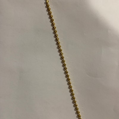 14k Yellow Gold Moon Cut Ball Bead Bracelet 3MM-5MM - Etsy