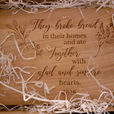 Serving Tray With Handles Personalized Wooden Tray Serving Board With ...