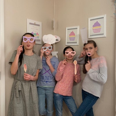 Printable Baking Party Photo Booth Props Kitchen Chef Photobooth Props ...