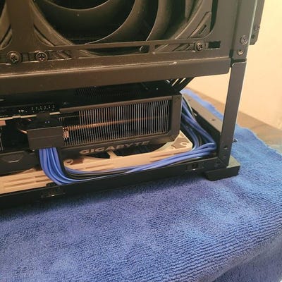 Custmoized Silver Mirrored RGB Gpu Backplate Pc Case Panel Argb Edge ...