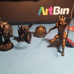 Gray Knight Miniature Inspired by Abyss Watcher From Dark Souls Mini ...